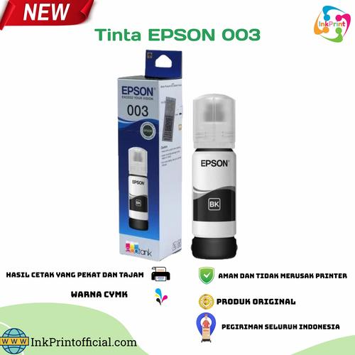 Jual Tinta Epson 003 Original/Tinta 003/L1110/L3110/L3116/L3150/L5190 - Kuning, ORIGINAL ...
