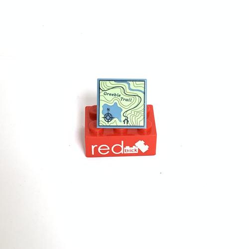 Jual LEGO Map Topographical Trail Jibbitz Crocs / Hiasan Sandal Crocs ...