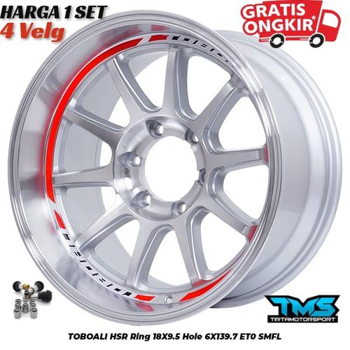 Jual velg mobil racing r18x95 for land cruiser, hardtop, triton, dll ...