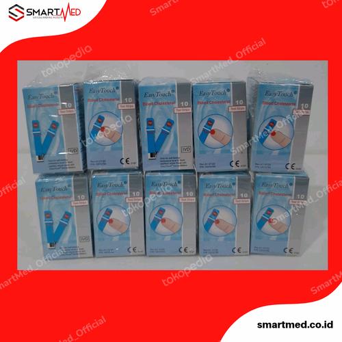 Jual strip Kolesterol Easy Touch - Kab. Bekasi - SmartMed_Official | Tokopedia