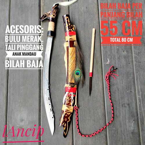 Jual mandau . motif jimpul . khas dayak kalimantan . motif laes ...