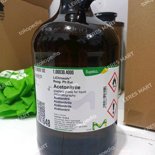 Jual acetonitrile for hplc merck ecer 100ml - Kota Depok - Leres Mart ...