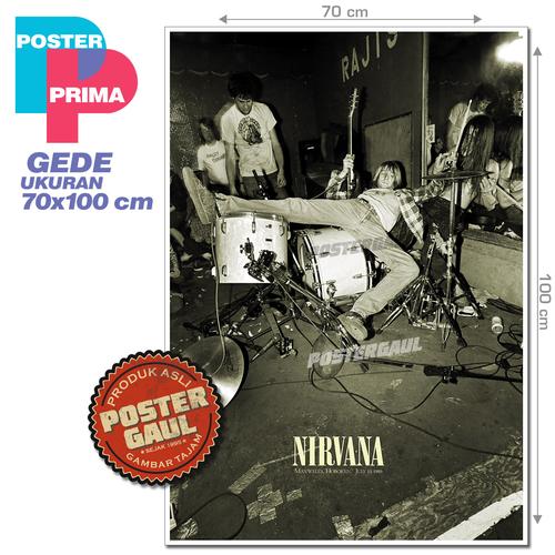 Jual Poster Prima NIRVANA - MAXWELL, HOBOKEN 1989 #PT012 - ukuran ...