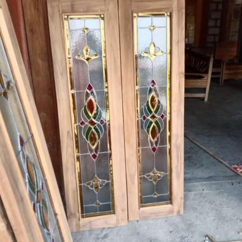 Jual jendela jati kaca patri - Kab. Bantul - Anugrahjatimeubel | Tokopedia