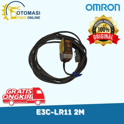 Jual OMRON PHOTOELECTRIC LASER SENSOR E3C-LR11 2M CONDITION NORMAL ...