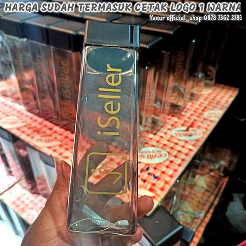 Jual botol minum custom logo/souvenir botol 500ml/botol plastik/botol ...