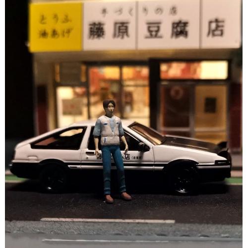Jual 3D Receh Figure 1 64 Initial D Takumi Fujiwara pose 2 Diorama ...