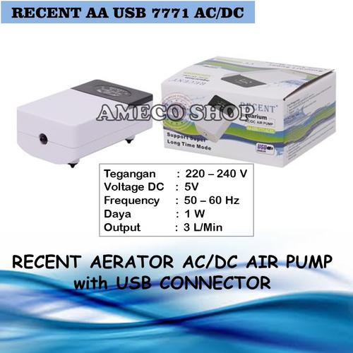 Jual Mesin Aerator Air Pump Pompa Udara 1 Lubang USB AC/DC - Kota Surabaya - AmecoShop | Tokopedia