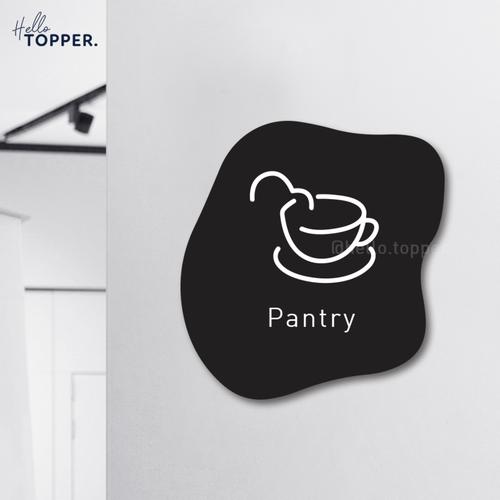 Jual Pantry Sign Board Akrilik Print Signage Acrylic Petunjuk Nama ...