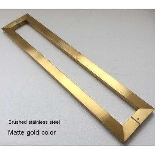 Jual Pull Handle pintu kaca stainlis baut tembus Adumanis Gold 100 cm ...