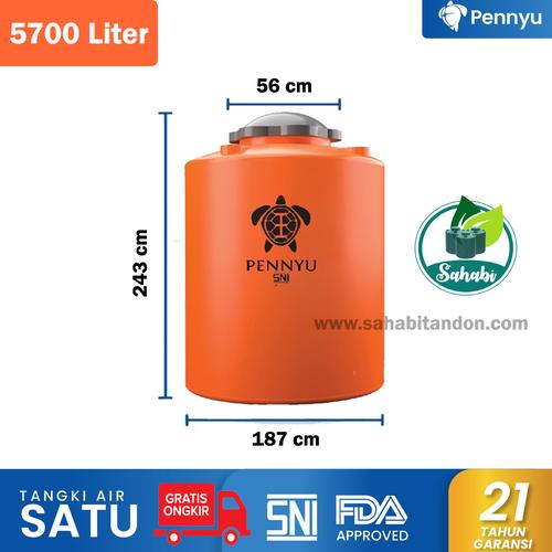 Jual Tandon Air / Toren Air / Tangki Air Pennyu Ukuran 5000 Liter ...