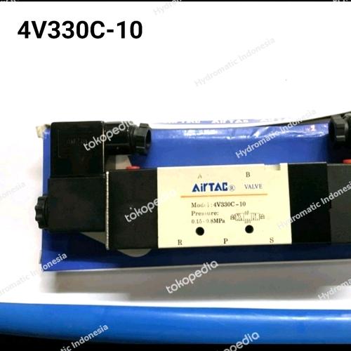 Jual 4V330C-10 SOLENOID VALVE PNEUMATIC AIRTAC AC220V/DC24V - Jakarta ...