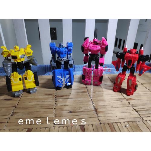 Jual Robot Tobot Transformers Miniforce X Tron Megazord set 4 - Kab ...