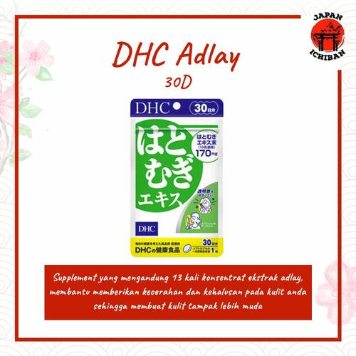 Jual DHC Adlay Extract 30 Days Vitamin Kulit Original Jepang - 20D ...