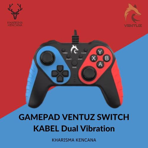 Jual GAMEPAD VENTUZ SWITCH KABEL Dual Vibration - Kota Malang ...