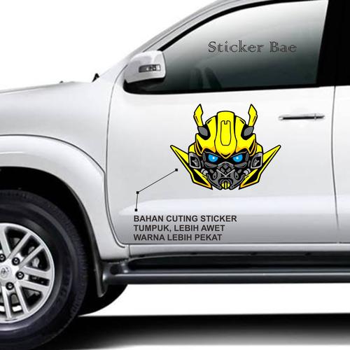 Jual Sticker transformers bumblebee cuting sticker mobil kaca motor ...