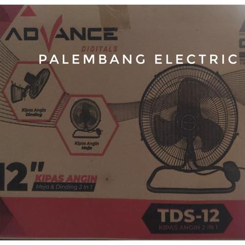 Jual kipas angin 12 inch advance 2 in 1 TDS-12 / kipas duduk dan ...