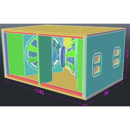Jual Potongan Papan Box Subwoofer DMS218 - 2 x 18in (Dua Muka Sub ...