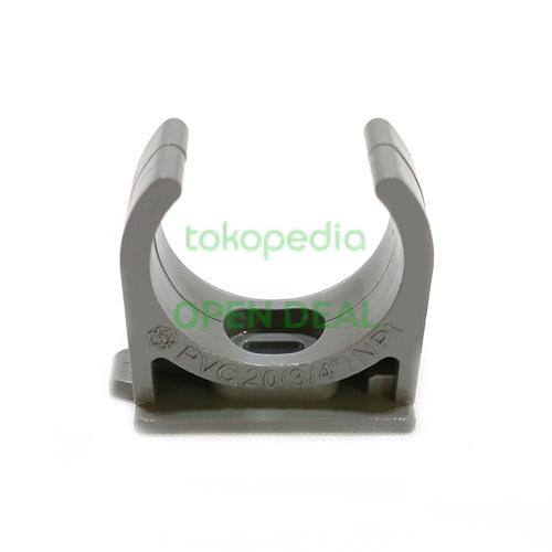Jual Klem Pipa PVC 3/4” inch SCG / Pipe Clip 3/4 in Pvc / Pipe Clamp ...