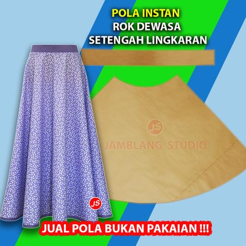 Jual Pola Instan Rok Dewasa Setengah Lingkaran - XXS - Kab. Pekalongan - Jamblang Store | Tokopedia