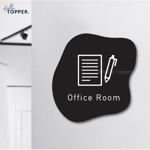 Jual Office Room Sign Board Akrilik Print Signage Acrylic Petunjuk ...