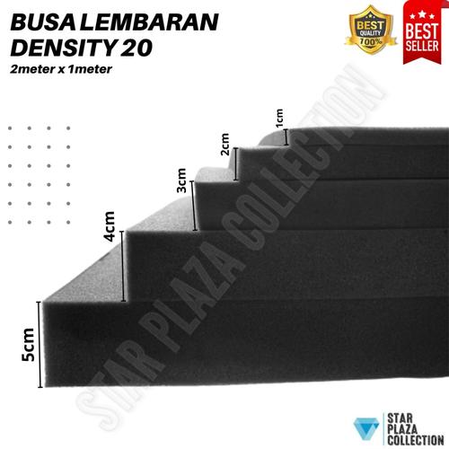 Jual Busa Lembaran Royal HS Hitam Super Density 20 (Jok Sofa, Matras Kasur) - 1cm - Jakarta ...