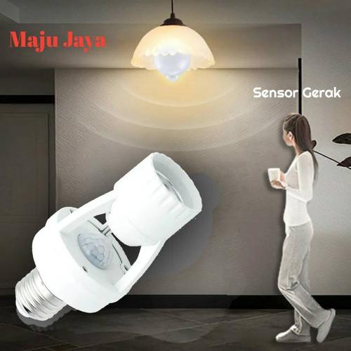 Jual fitting lampu Sensor otomatis kamar mandi / kecil - gudang -teras ...