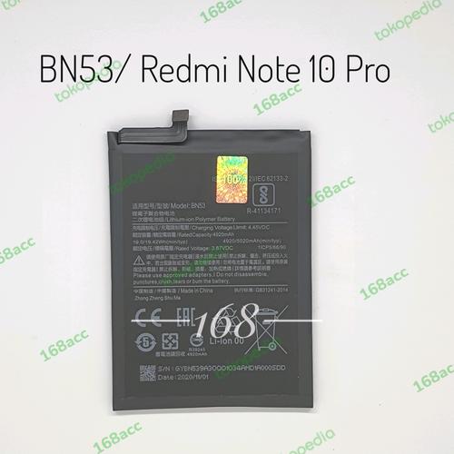 Jual Baterai Batre Xiaomi Redmi Note 10 Pro Batere Xiaomi BN53 Original ...