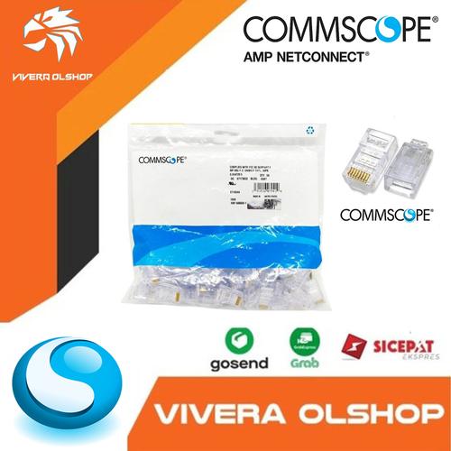 Jual Konektor RJ45 AMP / Connector RJ 45 AMP Per Pack Isi 50pcs - Kota ...