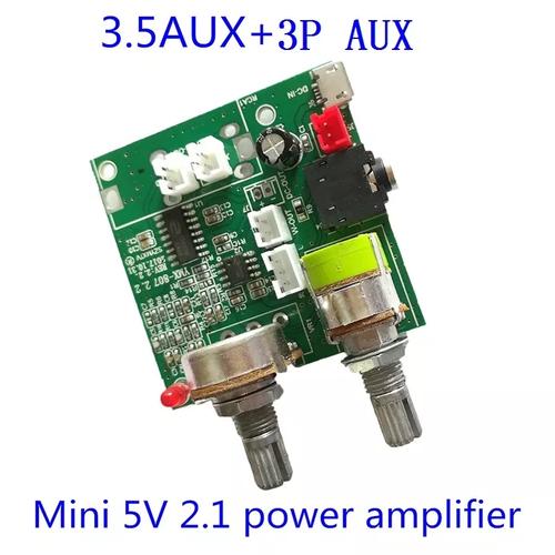 Jual Digital Audio Amplifier Board 5V 20W 2.1 Channel Subwoofer 3D ...