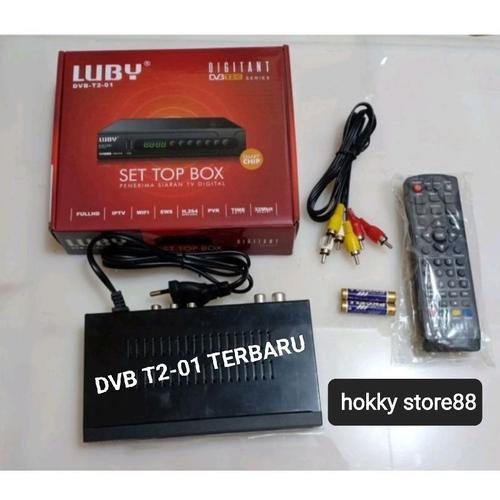 Jual Set Top Box Tv Digital Luby DVB T2-01 / Receiver Tv STB Digital Luby - LUBY DVB-T2-01, STB ...