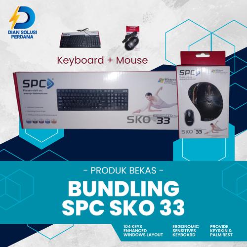 Jual Paket Bundle Keyboard + Mouse USB SPC SKO 33 - Keyboard saja ...