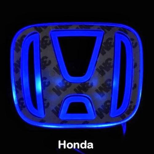 Jual Emblem Mobil Car Logo Honda Nyala LED Nyala Biru IMPORT TAIWAN ...