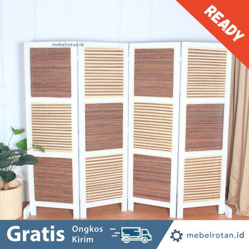 Promo Penyekat ruangan | sketsel | partisi ruangan kayu white putih - 2 ...