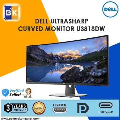 Jual Dell UltraSharp Monitor U3818DW Curved - Jakarta Pusat ...