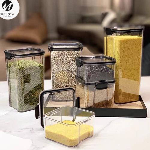 Promo Muzy Toples Kotak Snack Kedap Udara Cereal Jar Kontainer HSB139 ...