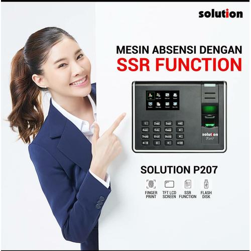 Promo Solution P207 , Absensi Standart dan Mudah di gunakan Cicil 0% 3x ...