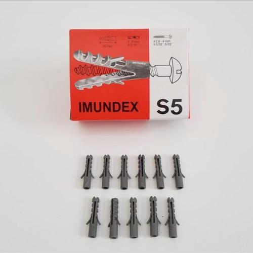 Jual Fisher Merk IMUNDEX S5 Isi 100pcs - Fisher Lubang Dinding 5mm ...