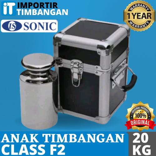Jual Anak Timbangan F2 20kg + Box Batu Kalibrasi Bandul Timbang 20kg ...