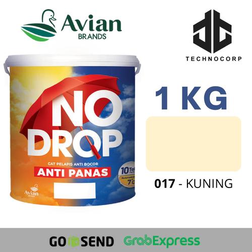 Jual CAT NO DROP 017 KUNING CREAM ANTI PANAS TAHAN AIR CUACA DINDING 1 ...