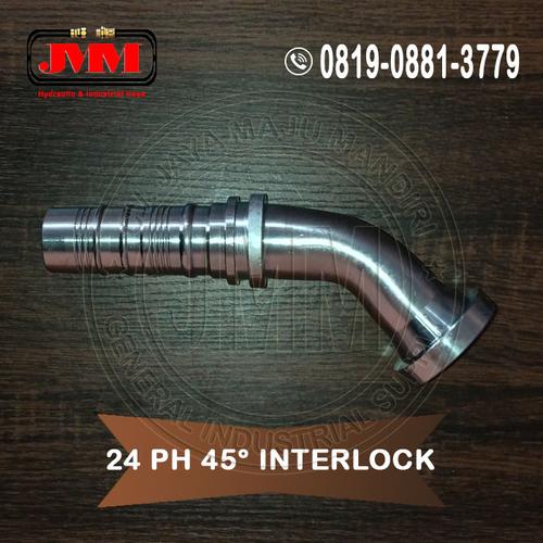 Jual Fitting Interlock Coupling 1.5" Flange PH 24-24 45 Deg Heavy Duty ...
