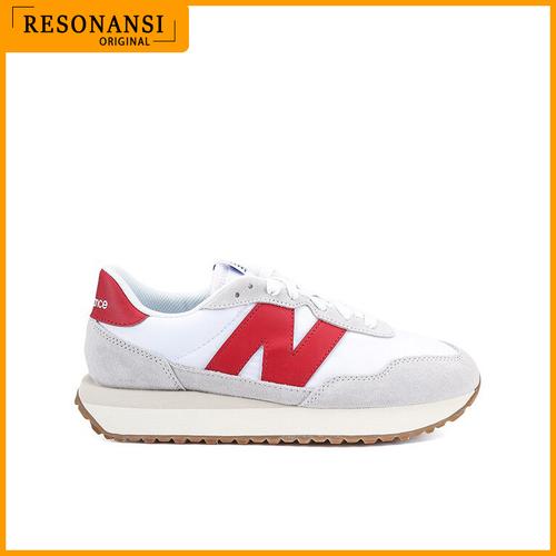Jual SEPATU PRIA TERBARU NEW BALANCE ORIGINAL SNEAKERS 237 PUTIH-ABU ...