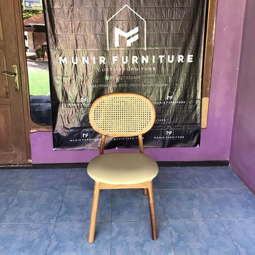 Jual Kursi rotan minimalis jok busa kursi cafe rotan kursi makan rotan ...