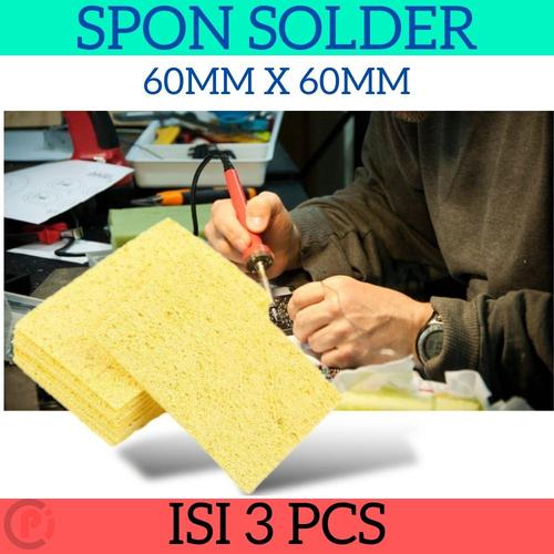 Jual Isi 3 Pcs Spon Solder Untuk Membersihkan Timah Pada Ujung Solder ...