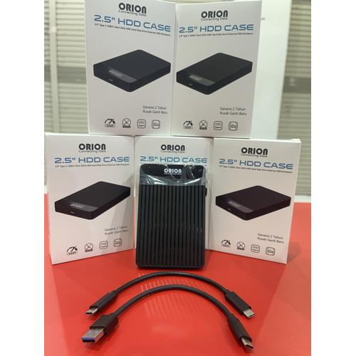 Jual CASE HD 2.5" ENCLOSURE ORION USB 3.0 TO TYPE C, TYPE C TO TYPE C ...