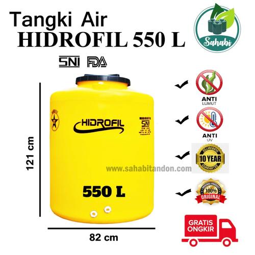 Jual Tandon Air/ Toren Air / Tangki Air Hidrofil 550 Liter / Invoice ...