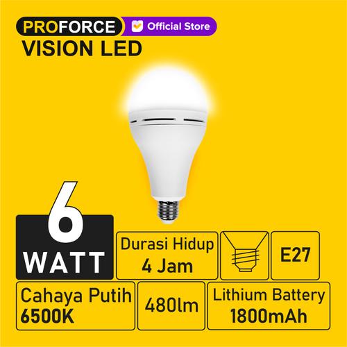 Jual Lampu Darurat Emergency LED Proforce Vision 6 Watt 480 Lumen ...