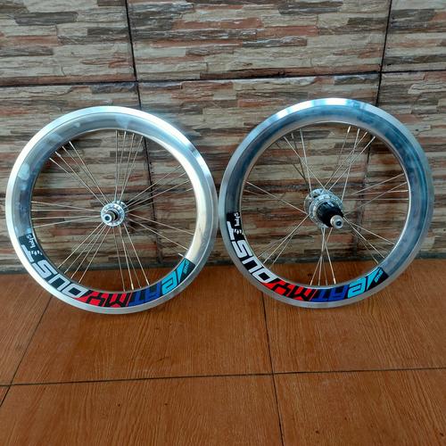 Jual wheelset 16 349 GT HALF5 jump hole silver - Jakarta Selatan - 96 ...