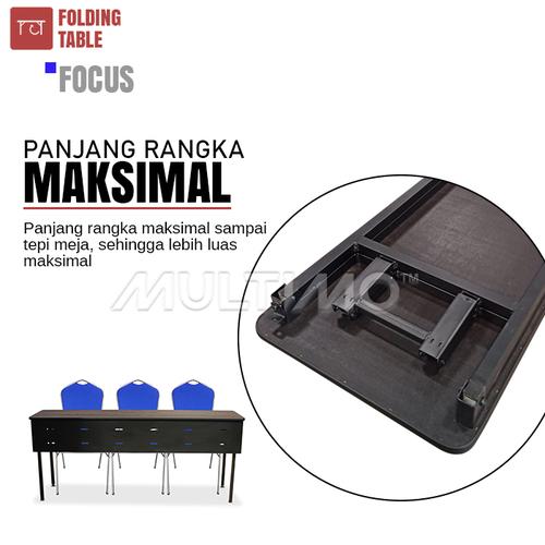 Promo Meja IBM Meja Rapat Meja Lipat Seahorse Focus 180 + Tutup Plat ...