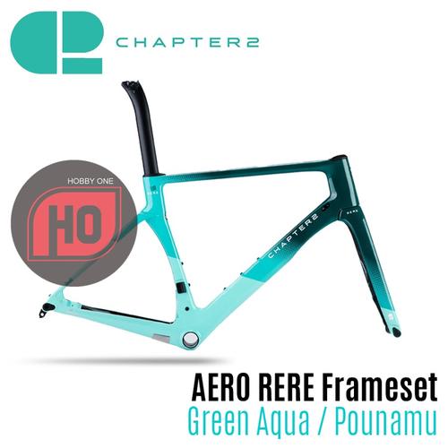 Promo CHAPTER 2 RERE Green Aqua Pounamu Disc Brake Aero Frameset - S ...